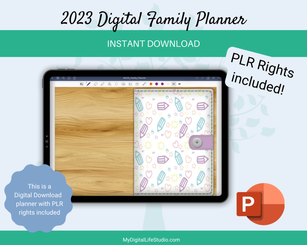 2023 Digital Family Planner - Mom Life Toolbox Bundle - My Digital Life ...